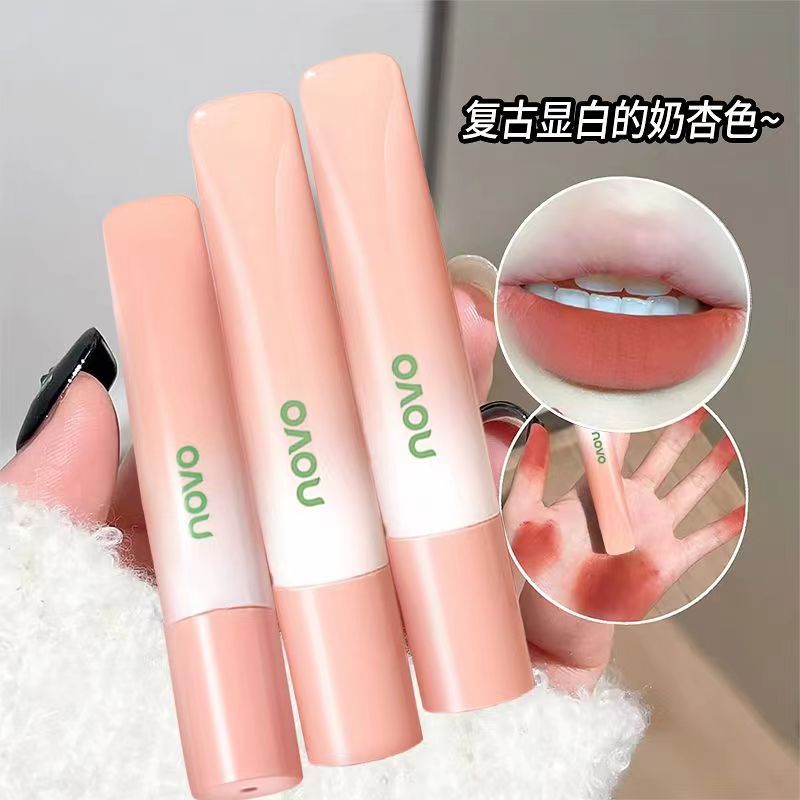 NOVO Silky pink mist cotton candy lip cream matte velvet longlasting ...