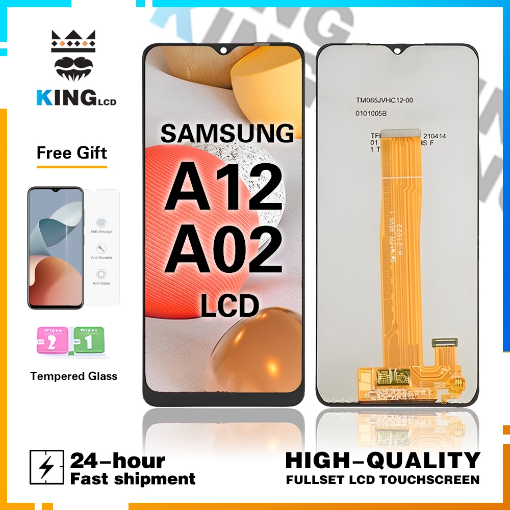 For Samsung Galaxy A12 A02 M12 M02 SM-A125F SM-A127F LCD Digital Touch ...