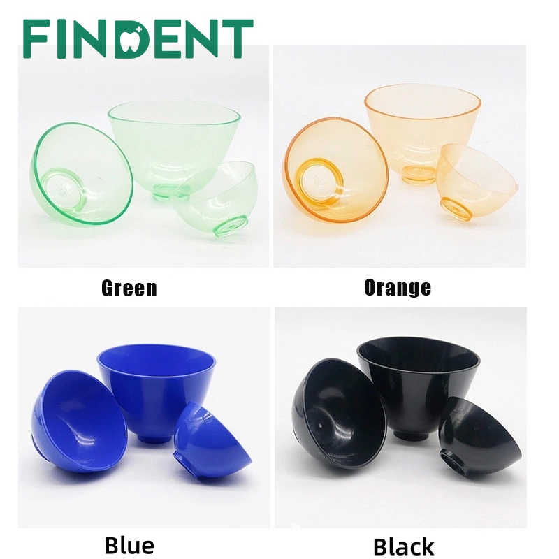 3pcs/Set Plaster Mixing Bowl Dental Tools Material Soft Bowl Color ...
