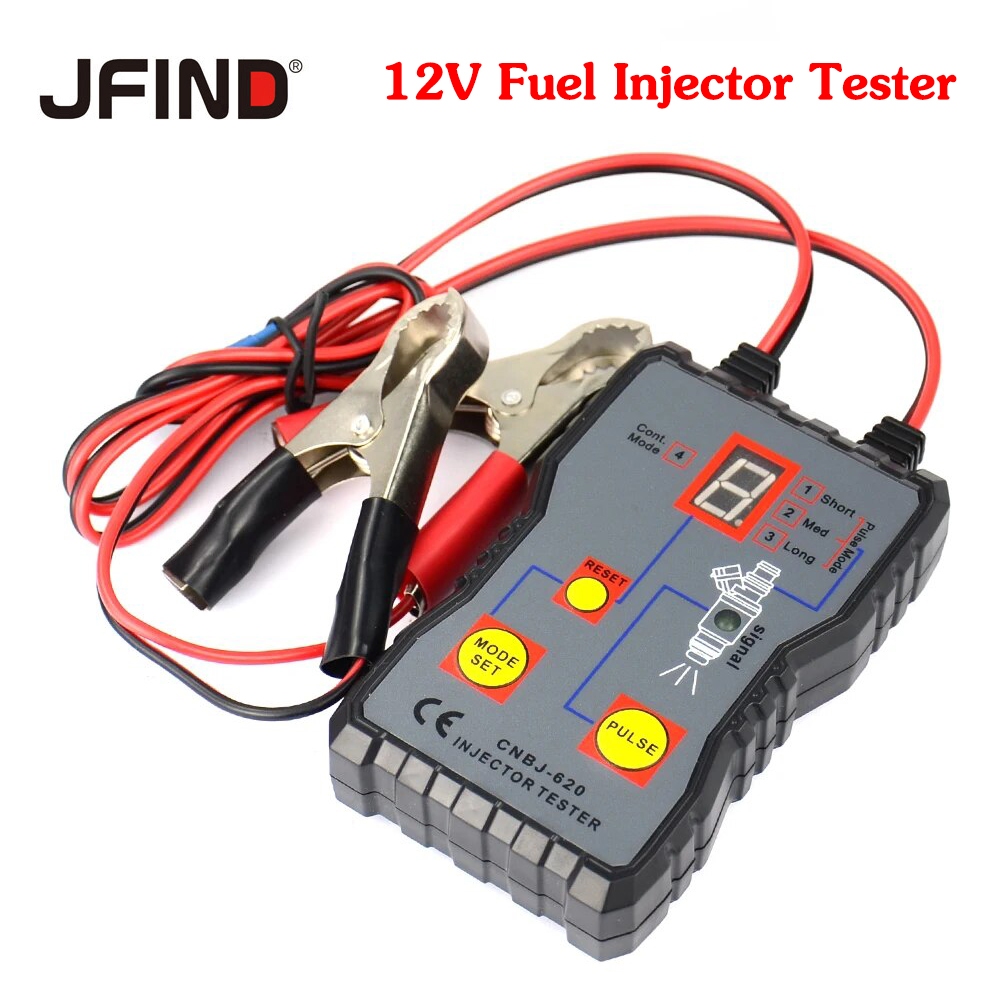 12V Fuel Injector Tester 4 Pulse Modes Handheld Car Vehicle Fuel ...