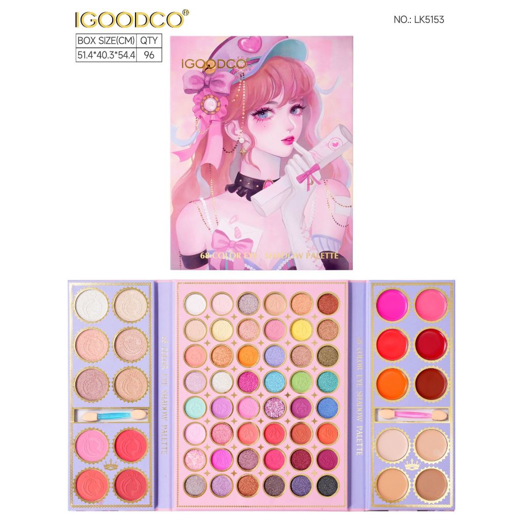 Igoodco Eyeshadow Palette Pearly Matte Fine Flash Makeup | Shopee ...