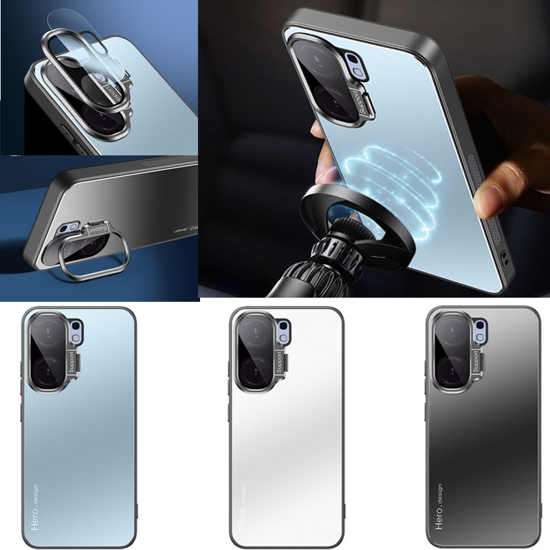Metal Matte Phone Case For Vivo iQOO 12 Pro Neo9 Neo8 iQOO 11 Neo9s Pro ...