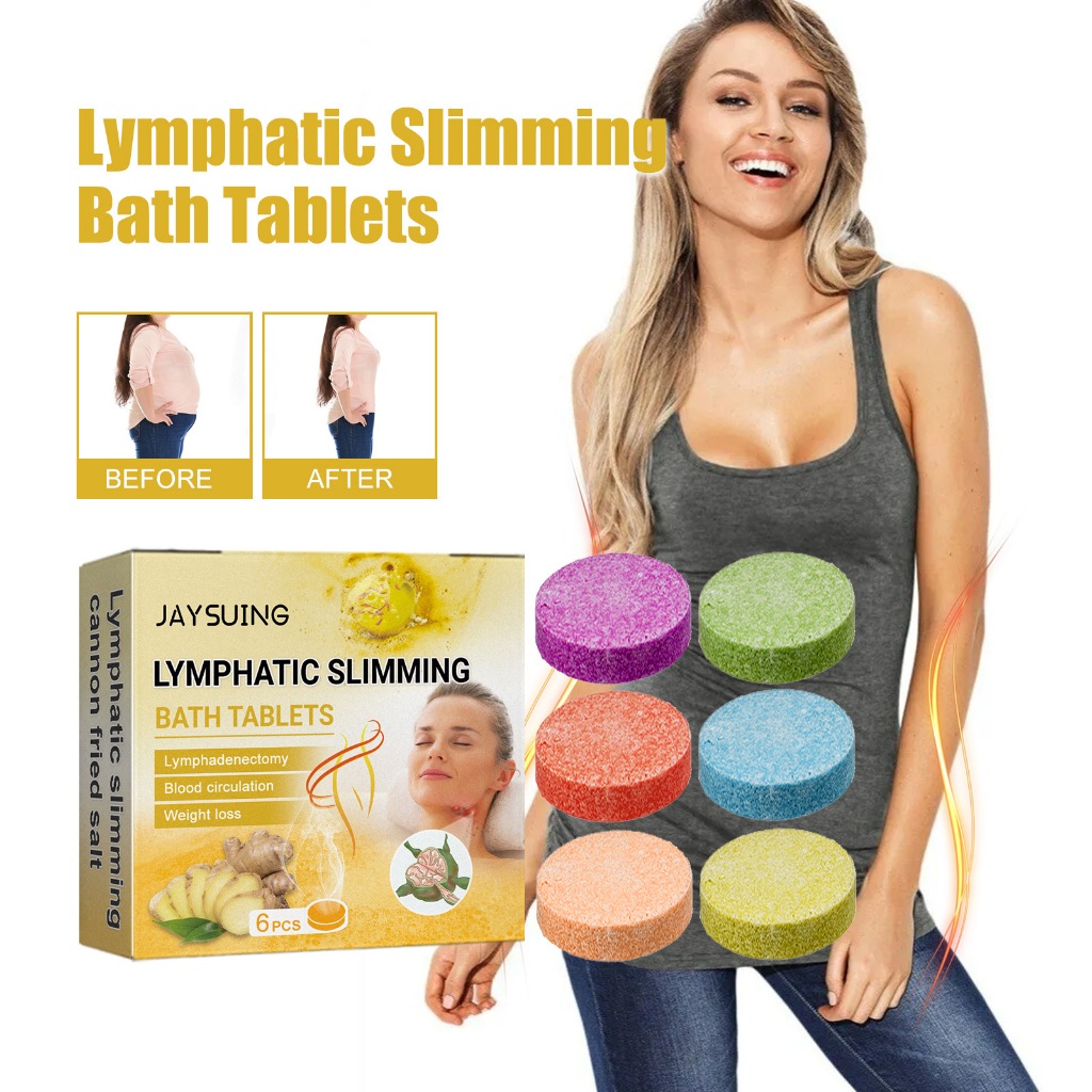 jaysuing LYMPHATIC SLIMMING BATH TABLETS Washing Tablet Lymphatic ...
