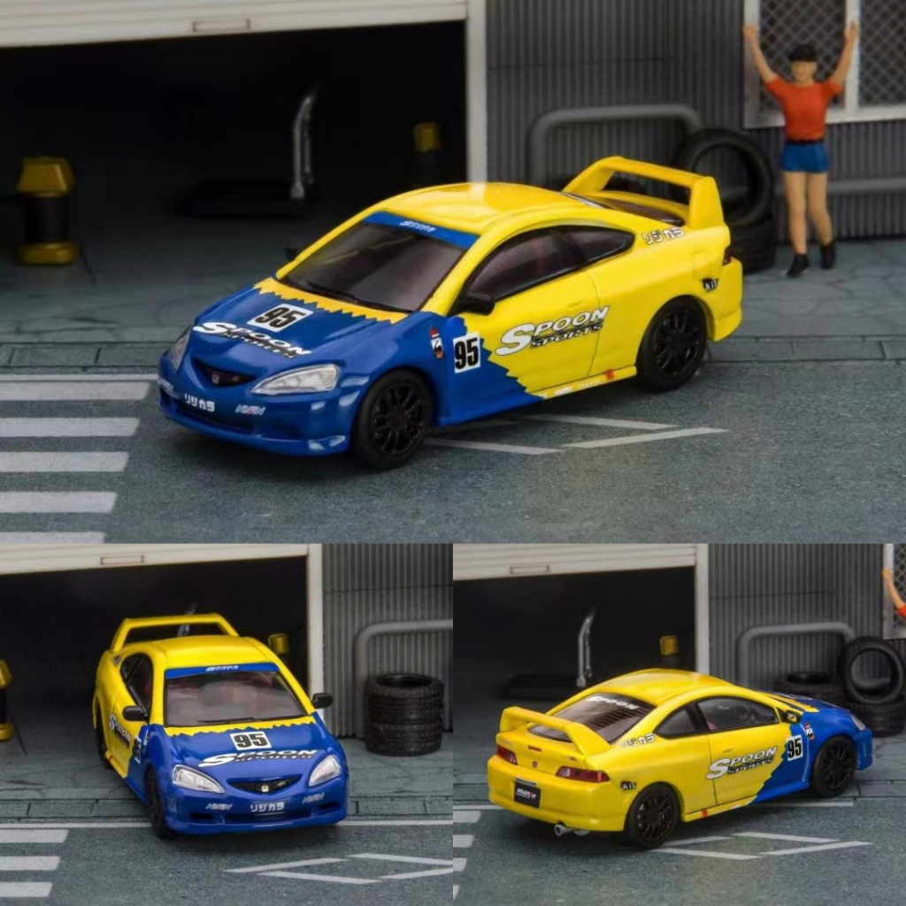 XF Model 1/64 Honda Integra 4th Generation DC5 Type R Late Alloy Car ...
