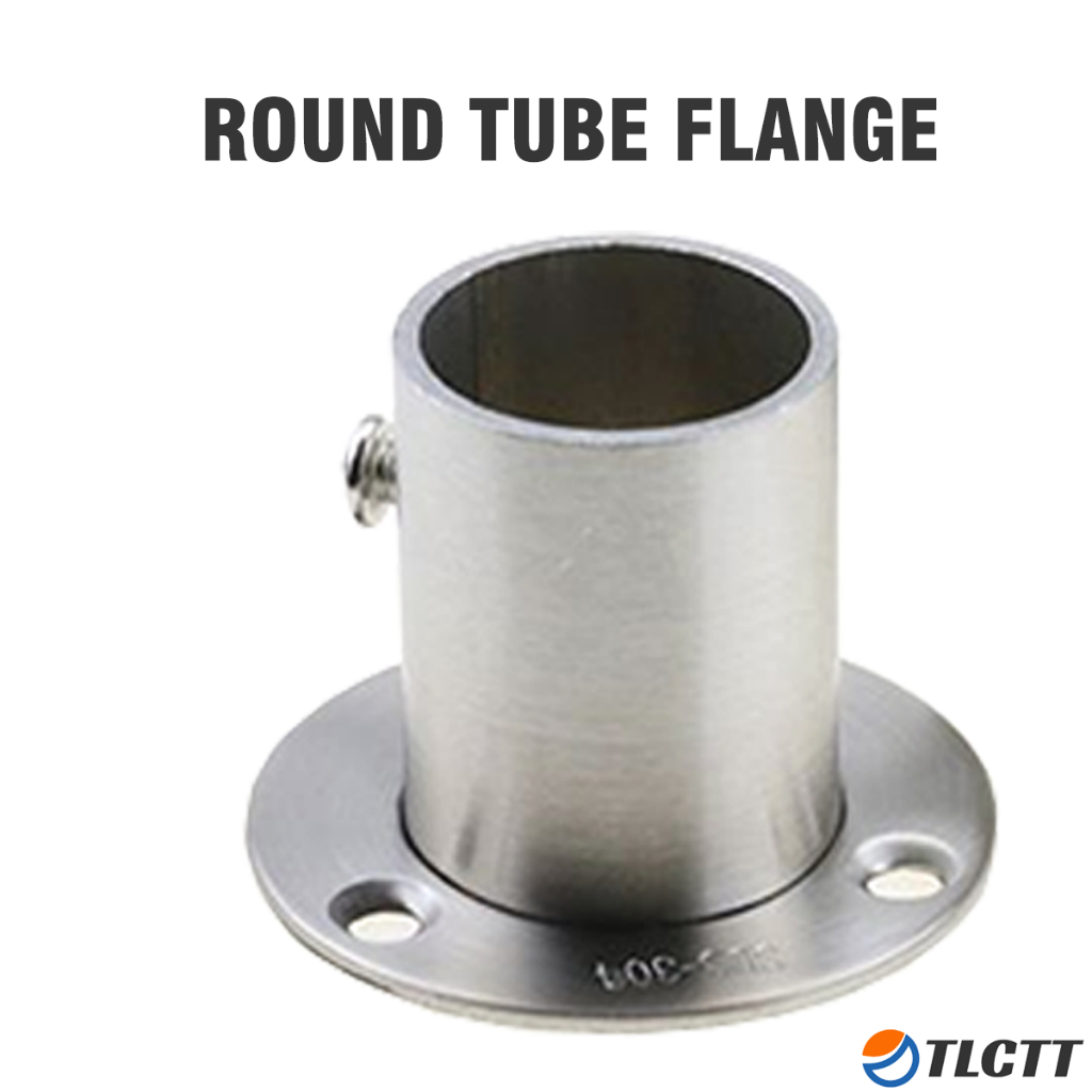 304 Stainless Steel Wardrobe Tube Support Tube Holder Closet Rod Flange ...