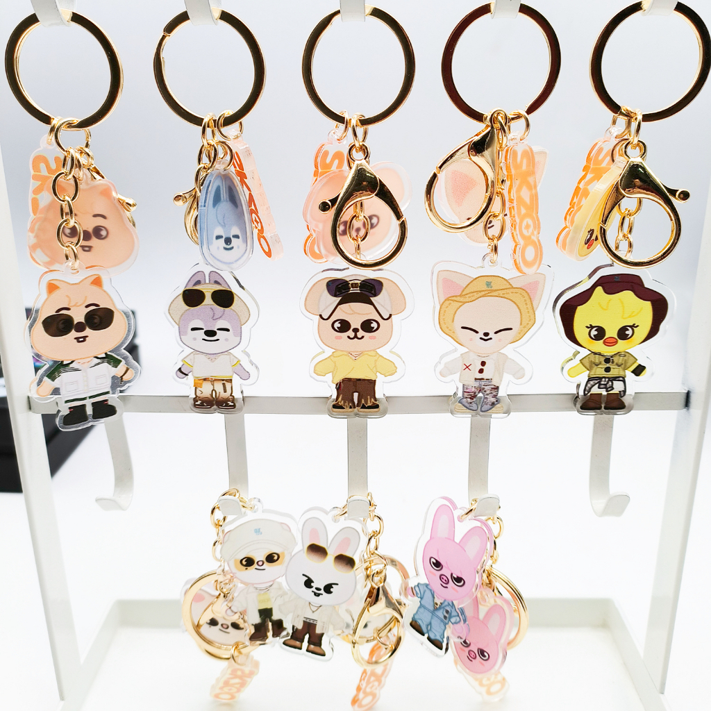 StrayKids SKZOO Keychain Key Ring Pendant Cartoon Cute Accessory ...