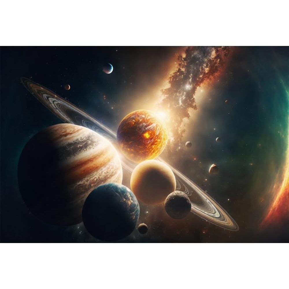 Universe Outer Space Photography Backdrop 7x5ft Solar System Stars ...