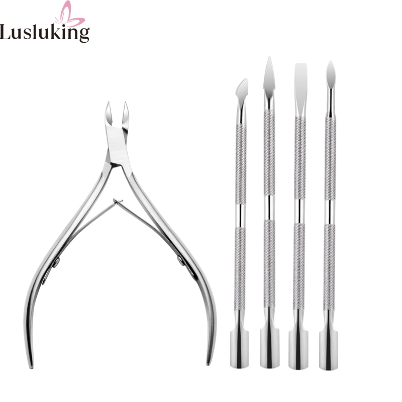 Lusluking 5Pcs Nail Clipper Portable Stainless Steel Nippers Set ...