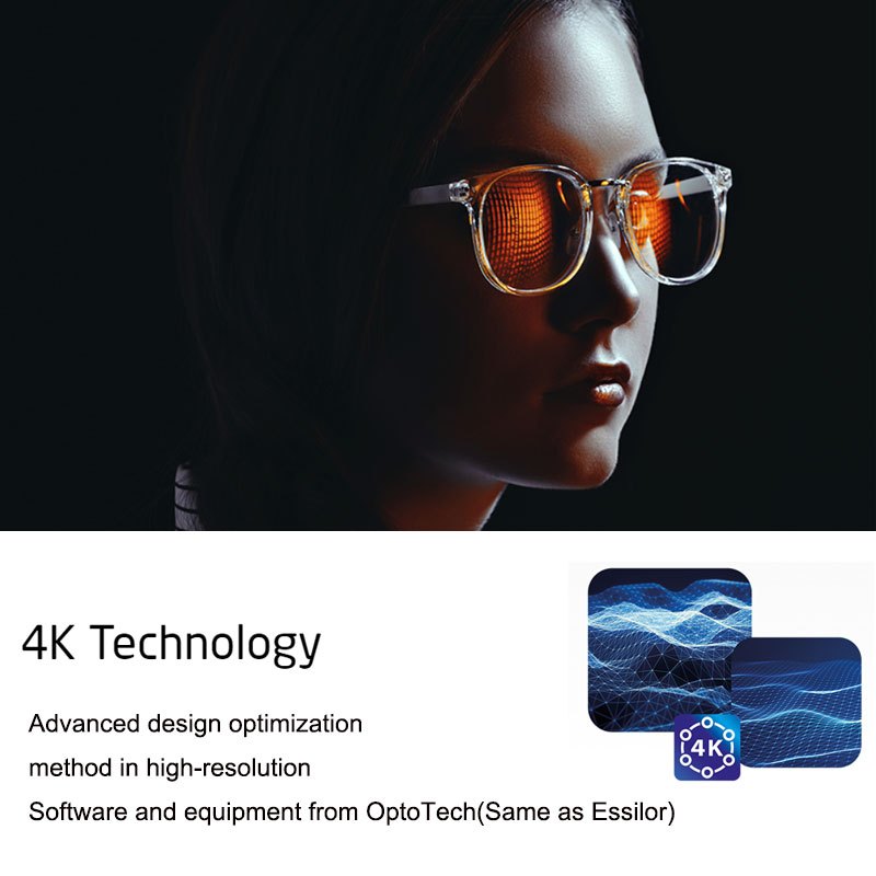 Germany Opto Tech 4K Free Form Anti-Reflective Anti-Radiation Lenses ...