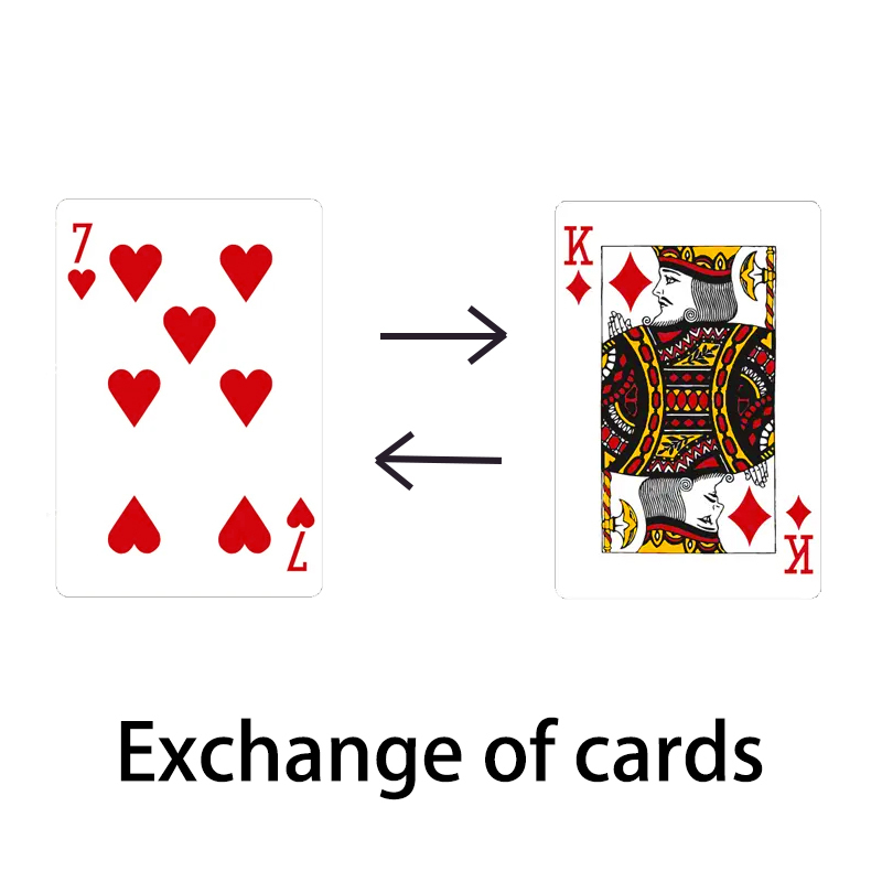 Random Card Moving Point And Number Magic Tricks Close Up Card Magic