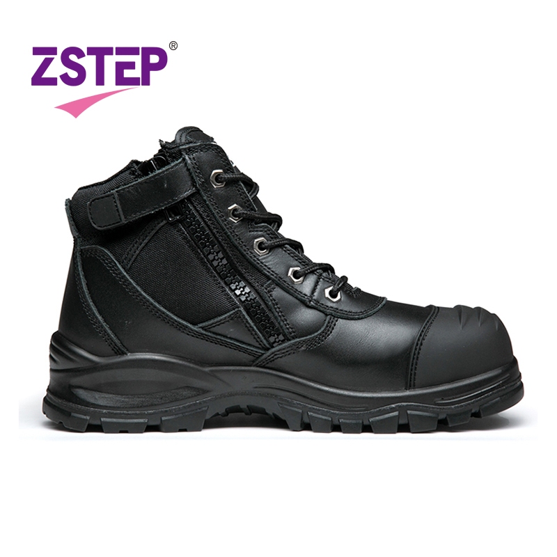 ZSTEP Safety boots Anti-puncture steel toe shoes non-slip high boots ...
