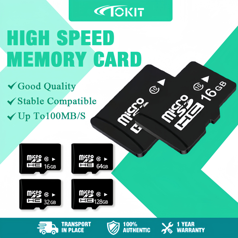 TOKIT Micro SD Card Memory Card High Speed Durable 32GB/64GB/128GB Mini ...