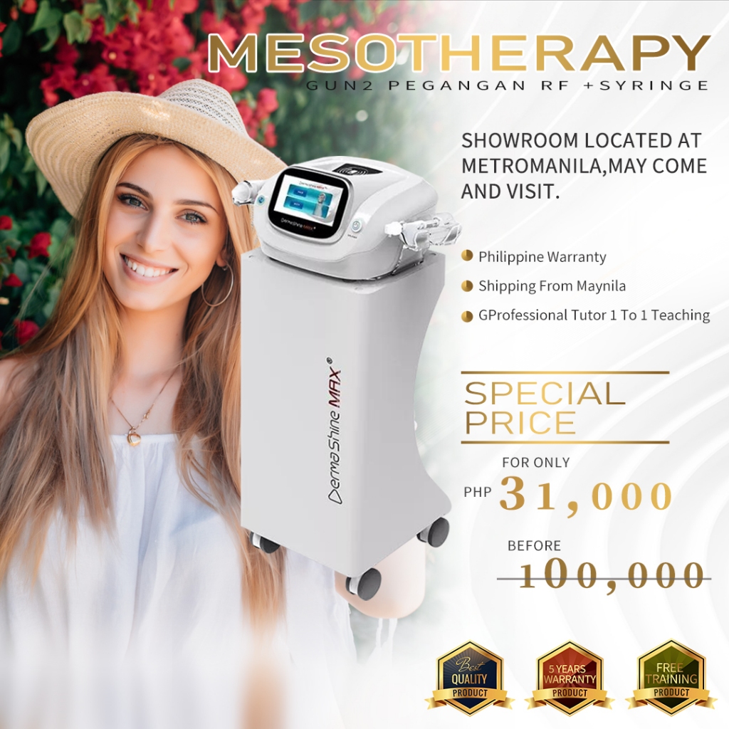 Injector 2 in 1 Mesotherapy Gun Derma Pro Shine Meso Gun Microneedling ...
