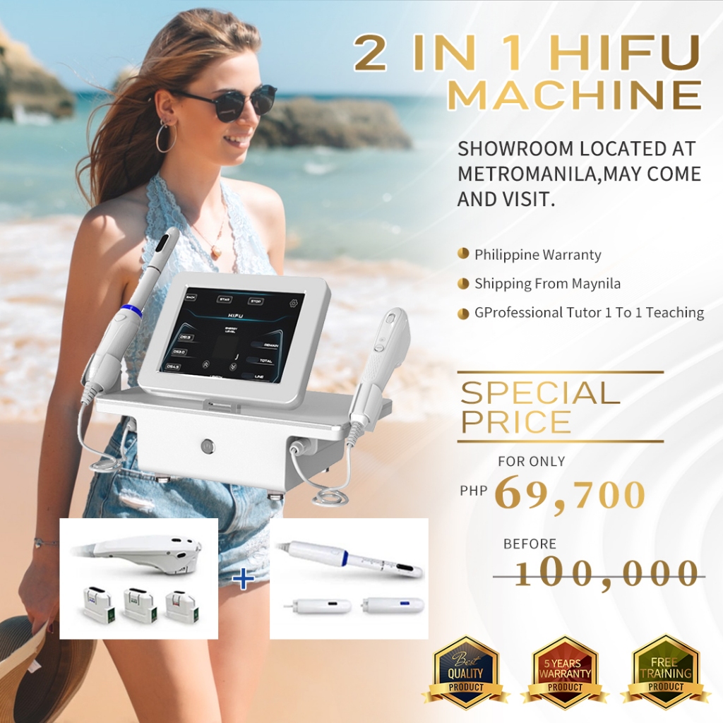 Portable 2 in 1 HIFU machine for face and body Slimming Skin Tightening ...