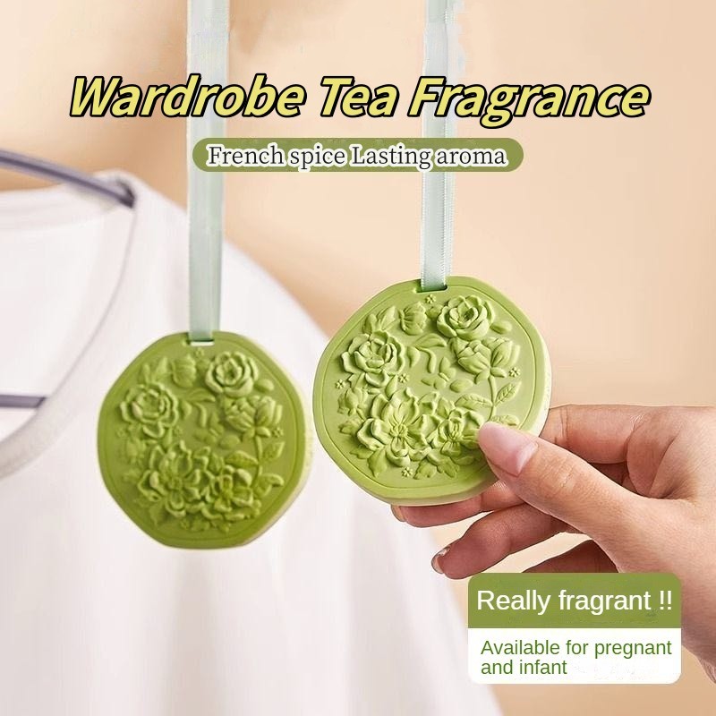 Hanging Tea Aromatherapy Camellia Plaster Wardrobe scented candle Car ...