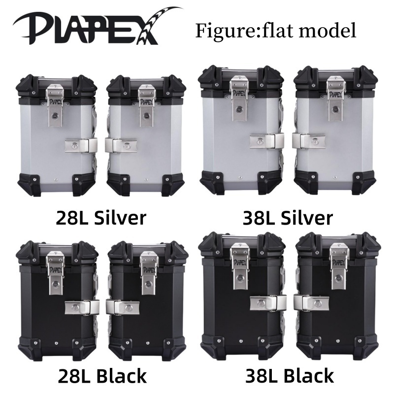 Aluminum alloy motorcycle side box, large scooter side box 28/38L ...