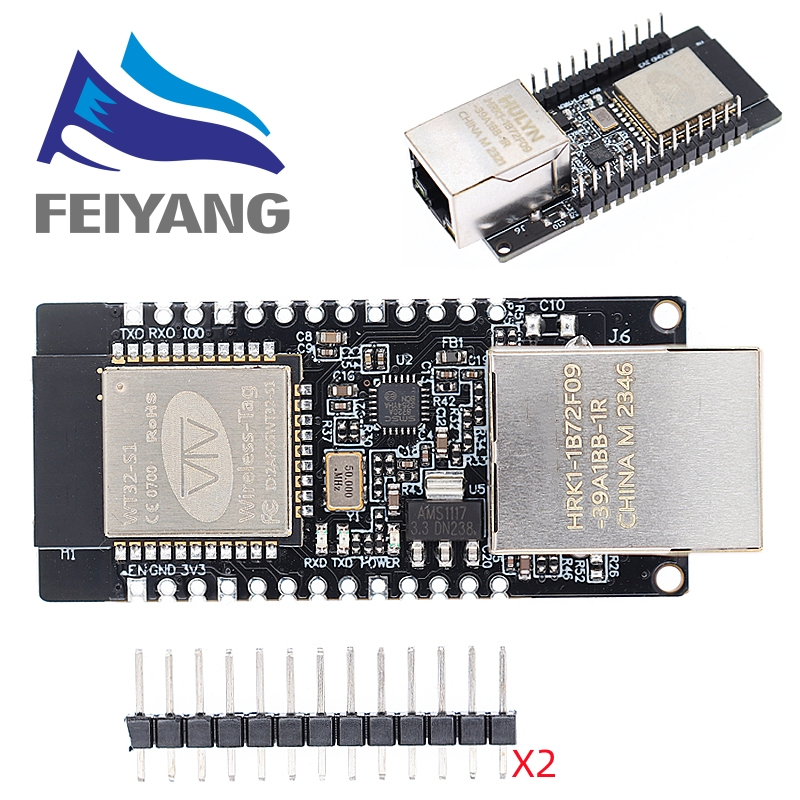 Wt32 Eth01 Embedded Serial Port Networking Bluetooth Compatible Ethernet Wifi Combo Gateway Mcu