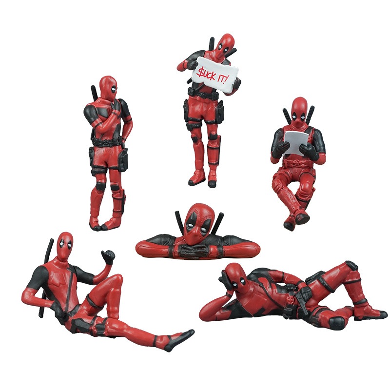 3Pcs/6Pcs/Set Movie X-Men The Avengers Deadpool 6 Pattern Sitting ...