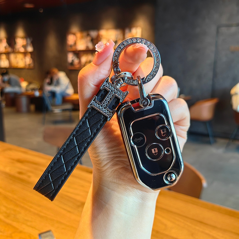 Honda smart folding key case Civic Accord Jazz FRV CRV key cover ...