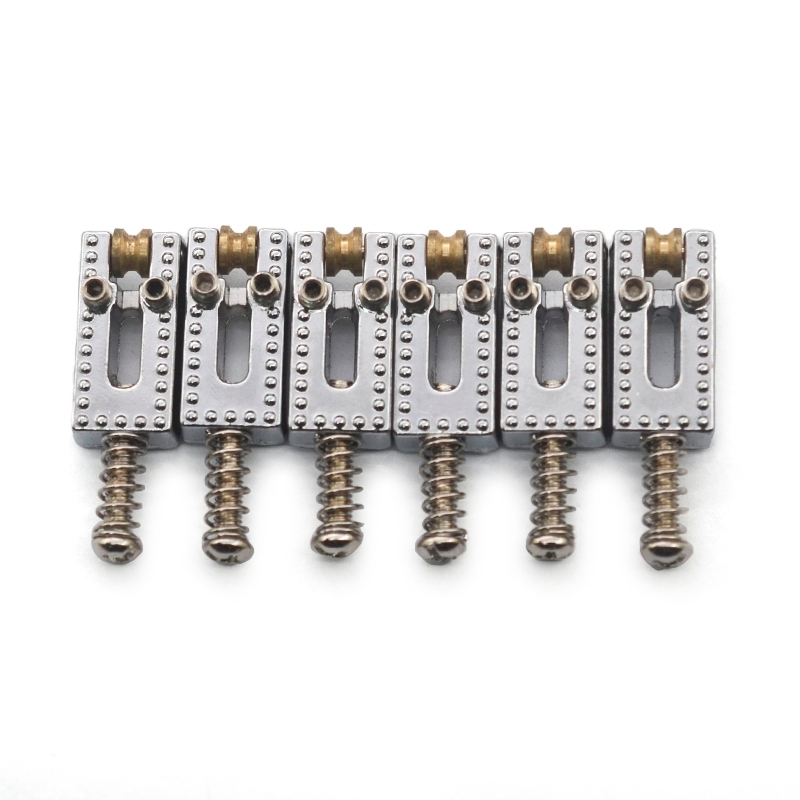 6Pcs Rolling String Saddlle for Electric Guitar 10.5x21.5MM Guitar ...