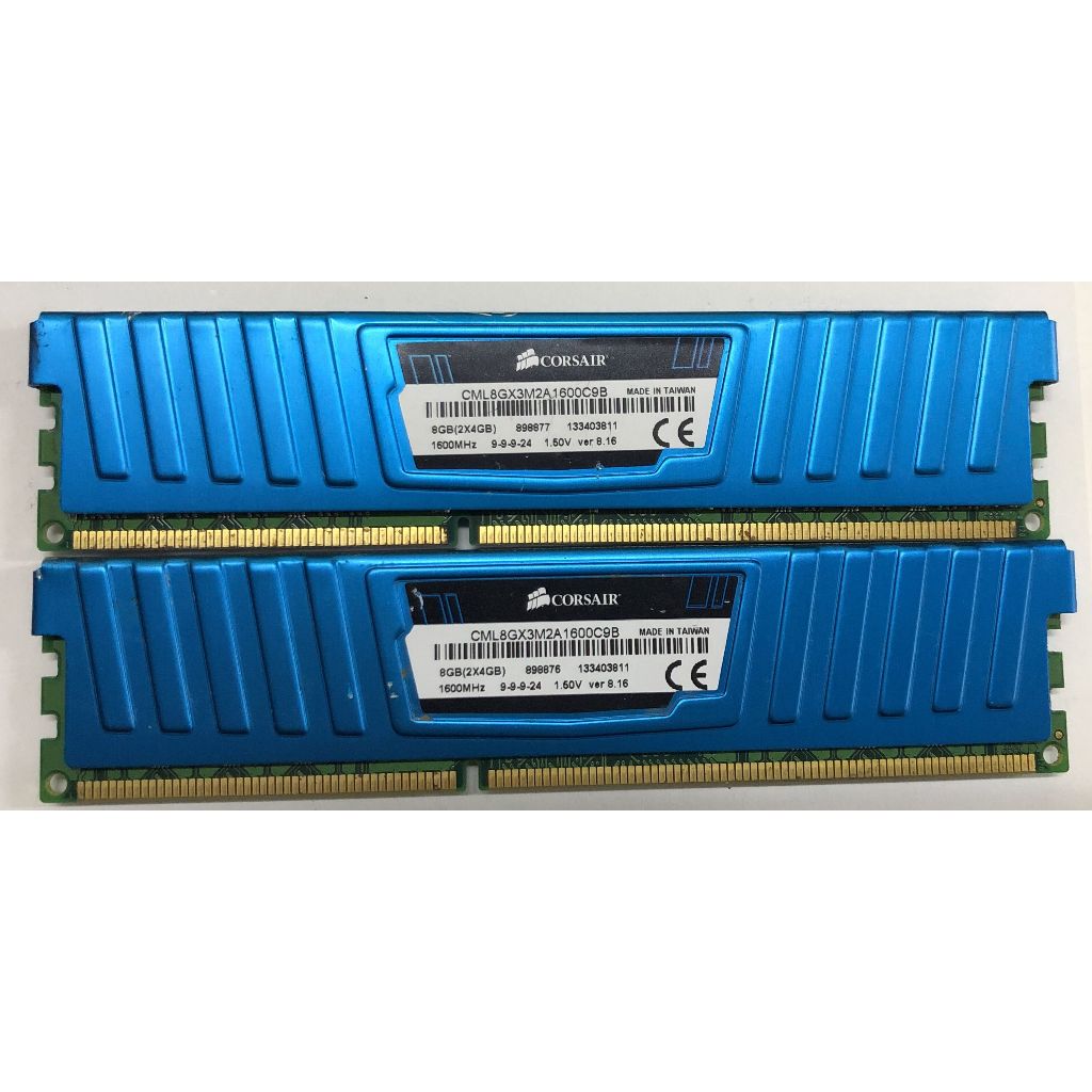 USED CORSAIR GAMING RAM DDR3 PC3 4GB 8GB 16GB 32GB 1333MHZ 1600MHZ ...