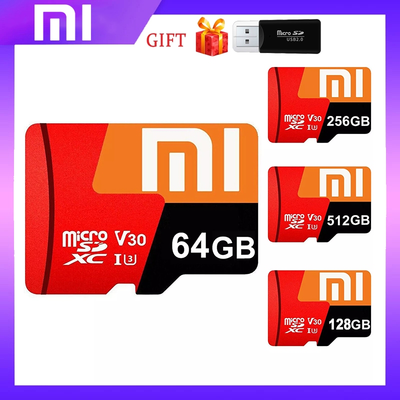 Xiaomi Miniature SD Card 64gb 128gb 256gb 512gb 1tb 2tb class 10 High ...