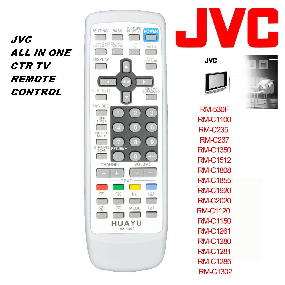 Universal Remote Control Suitable for JVC TV Remote Control Suitable ...