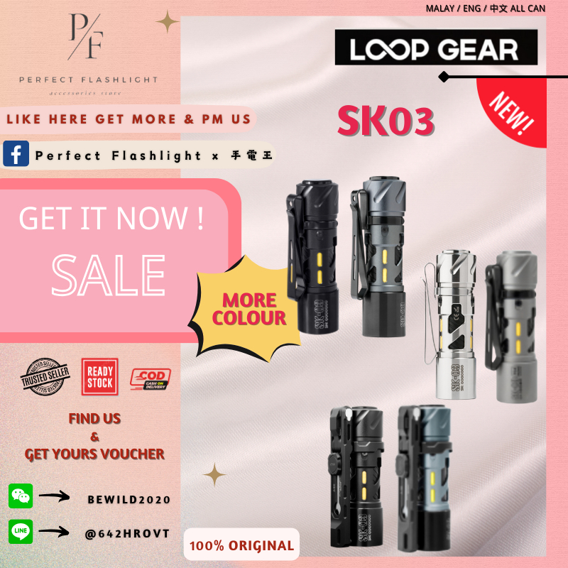 Perfect Flashlight LOOP GEAR Sk03 | Shopee Philippines