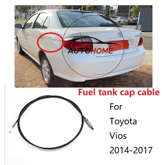 Fuel tank cap cable FOR Toyota VIOS GEN2 2008 2009 2010 2011 2012 2013 ...