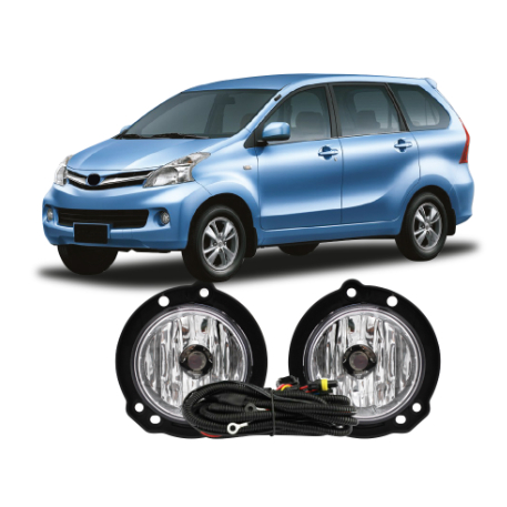 (with wire and switch )(yellow lens）for TOYOTA AVANZA 2012 2013 2014 ...