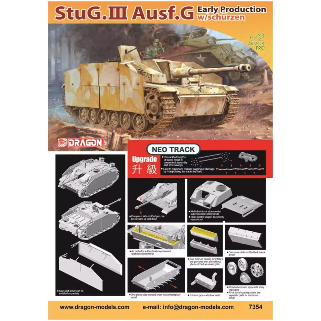 Dragon 7354 1/72 Scale StuG. III Ausf. G Early Strawion w/NEO Truck ...