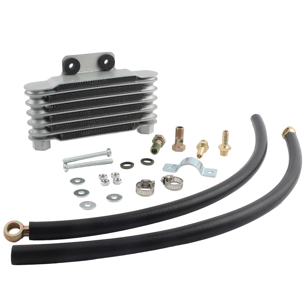 Universal Motocross Oil Cooler 6 Row Radiator Motorcycle Accessories ...