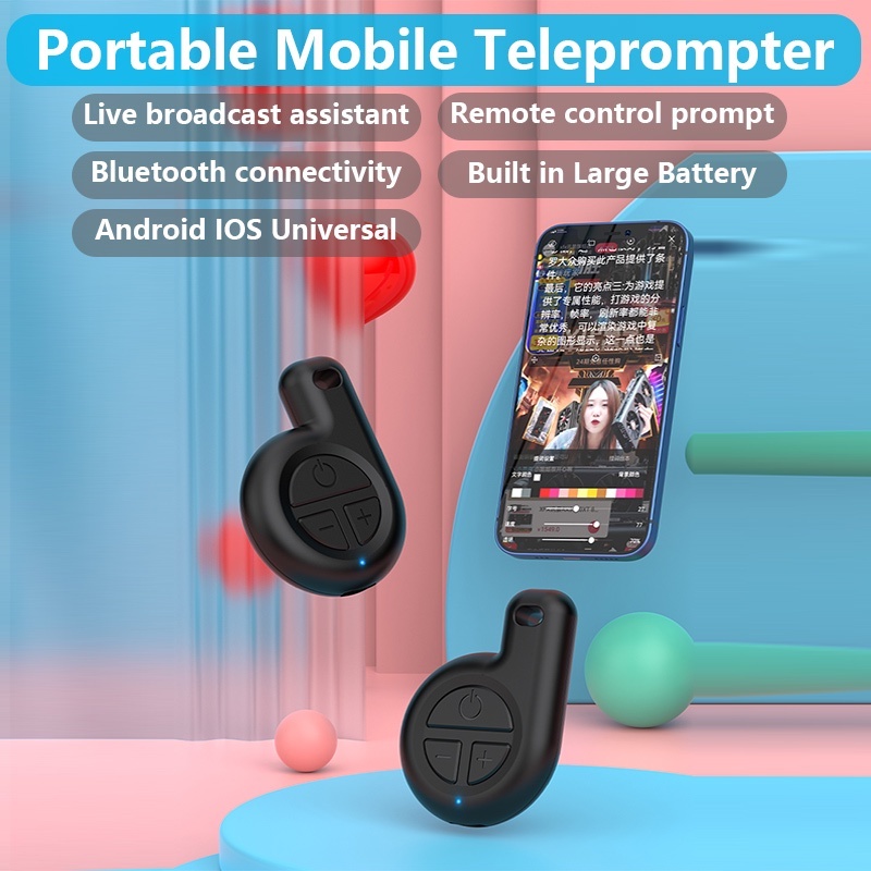 Universal Portable Wireless Bluetooth Mobile Phone Mini Teleprompter ...
