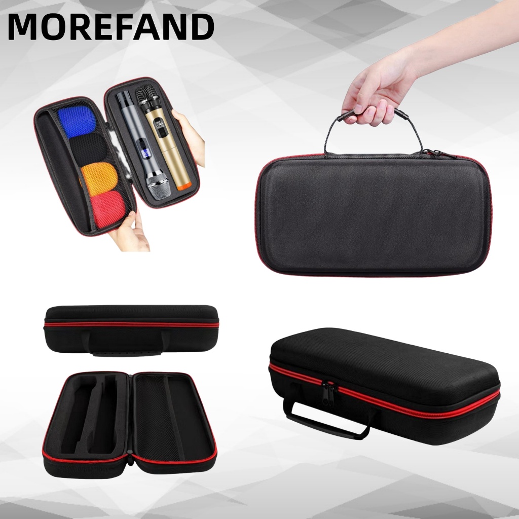 Portable Wireless Microphone Storage Bag Eva Microphone Carry Case ...