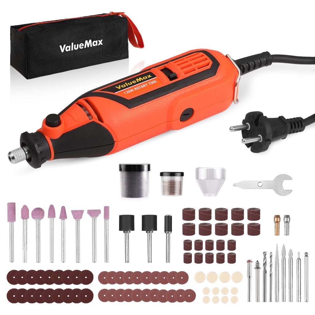 ValueMax 120PCS Mini Electric Drill Grinder 130W Mini Die Grinder ...