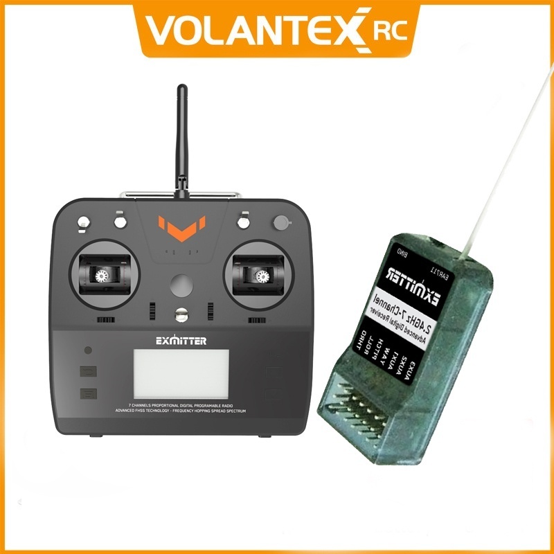 VOLANTEXRC RC Plane Parts Radio Transmitter with Receiver Set EX5 2 ...