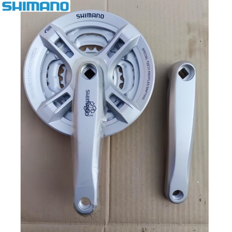 Shimano FC-M171 42-34-24T MTB Bike 7/8 Speeds Square Taper Crankset ...
