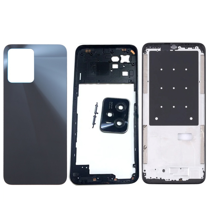 LCD Faceplate Frame Middle Bezel For Realme C35 Battery Cover Back Rear ...