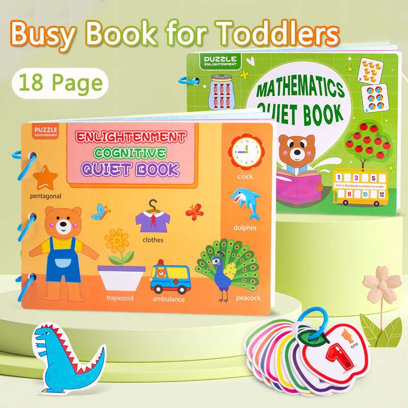 Kids Activities Quiet Book Toys Enlightenment Learning Sensory Busy ...