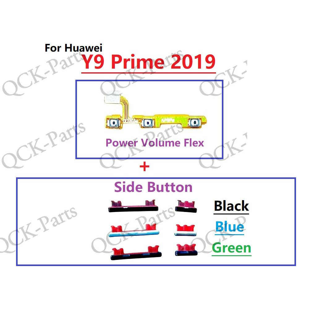 For Huawei Y9 Prime 2019 New Switch Key Power On Off and Volume up down ...