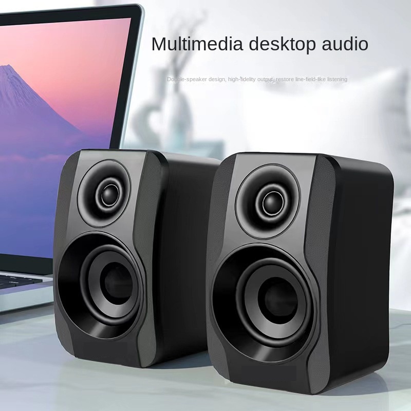 USB Wired Speaker Multimedia Game Audio Subwoofer Stereo Speakers for ...