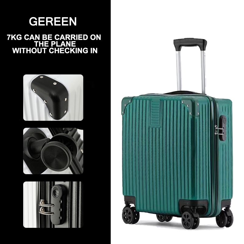 18 Inches Hand Carry Luggage Portable Small Boarding Luggage 4 Wheels ...