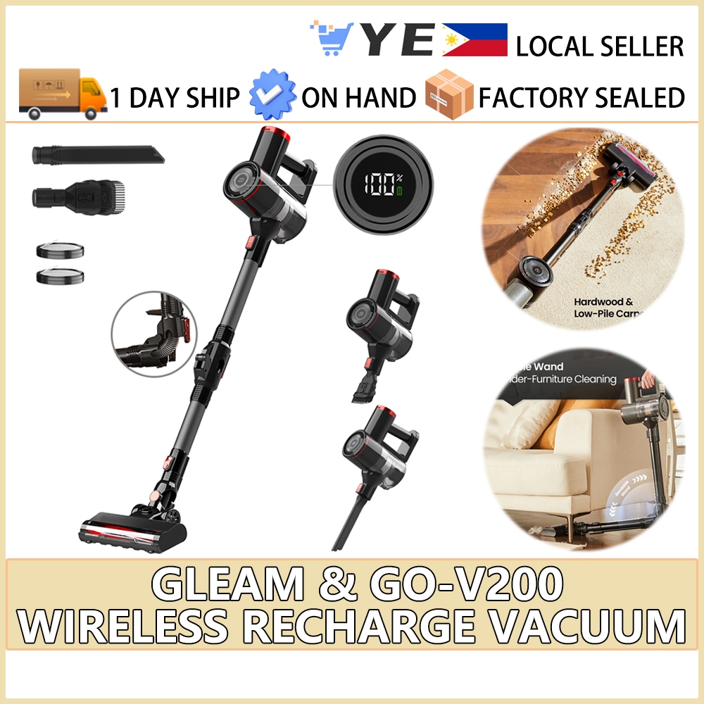 Wireless Vacuum V200 high suction power, wireless vacuum cleaner with ...