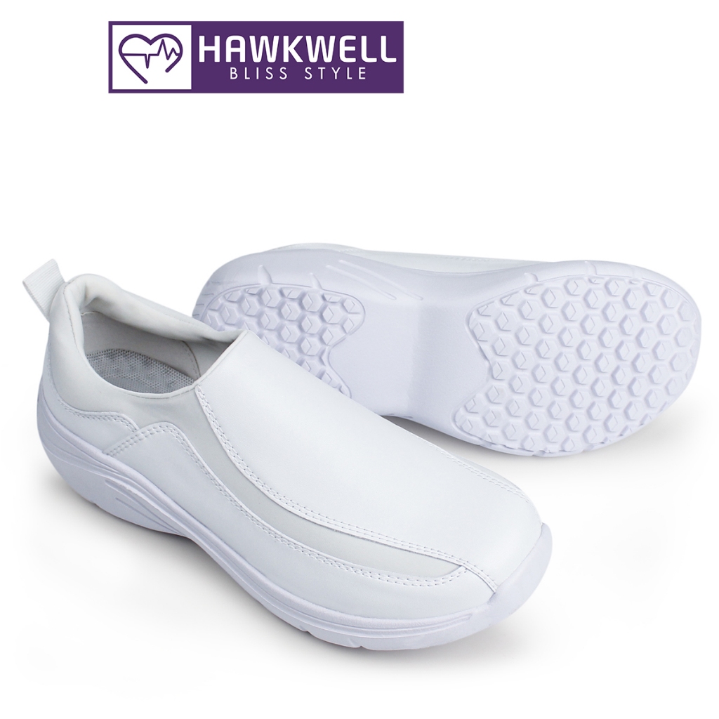 Hawkwell Women's Slip on Lycra Lightweight Nursing Shoes Slip Resistant ...