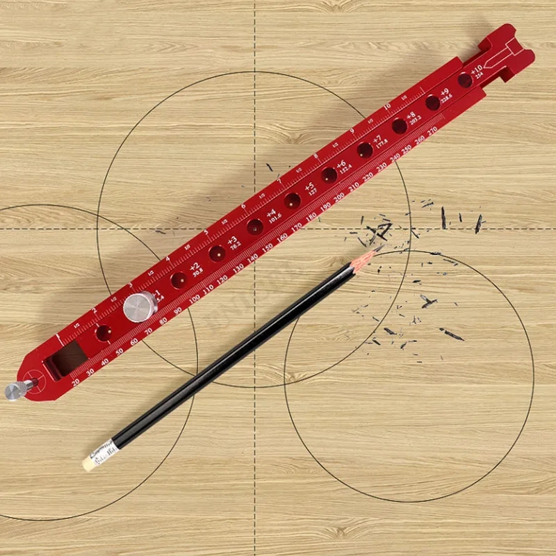 Adjustable Aluminum Alloy Woodworking Marking Gauge Compass Scriber ...