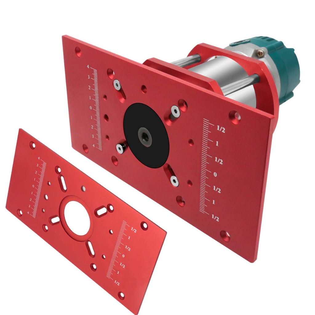 Aluminium Router Table Insert Plate Wood Milling Flip Board Wood Router ...