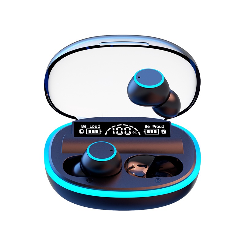 【VANTEENIE】Bluetooth Earphone TWS BT5.3 With Mic Gaming Bass LED ...