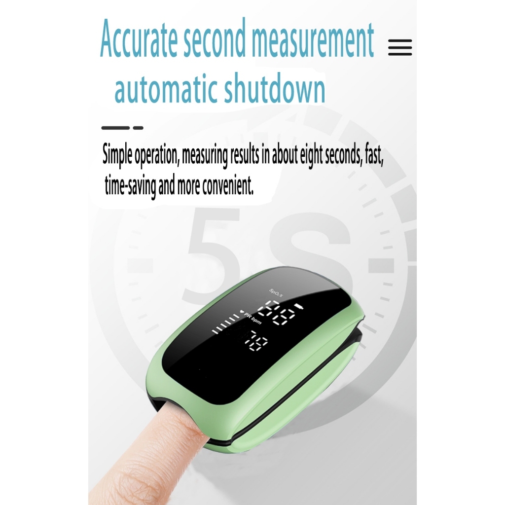 Rechargeable Fingertip Pulse Oximeter & Heart rate monitor | Pulse ...