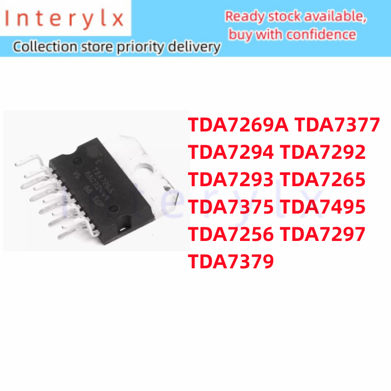 2Pcs Brand New TDA7294 ZIP-15 TDA7294V TDA7256 TDA7269A TDA7269 TDA7292 TDA7293 TDA7297 TDA7375 ...