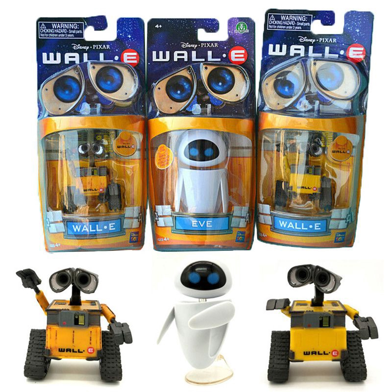 Wall-E Robot Wall E EVE PVC Action Figure Collection Model Toys | Shopee Philippines